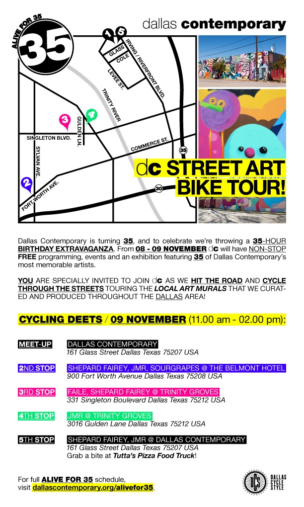 Street Art Bike Tour with the Dallas Contemporary | Dallas Cycle Style